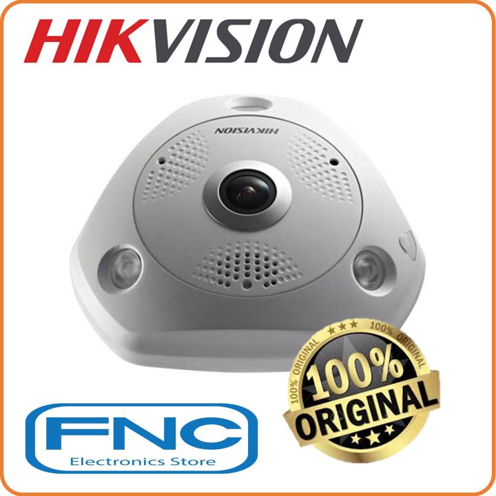 HIKVISION DS-2CD6365G0E-IVS Network 6MP H.265+ True WDR 360° Viewing ...