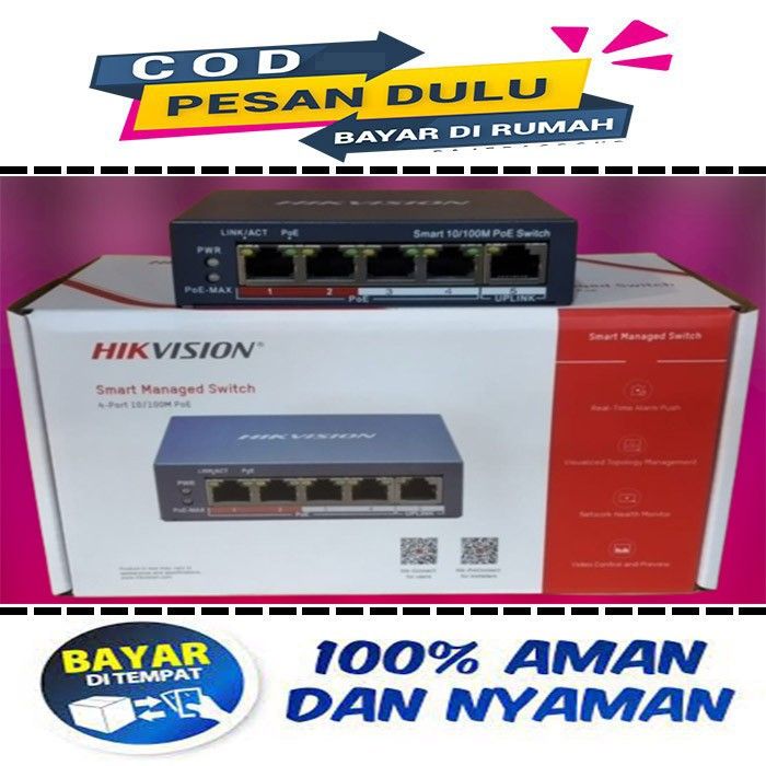 HIKVISION SWITCH POE (5 PORT) | Lazada Indonesia