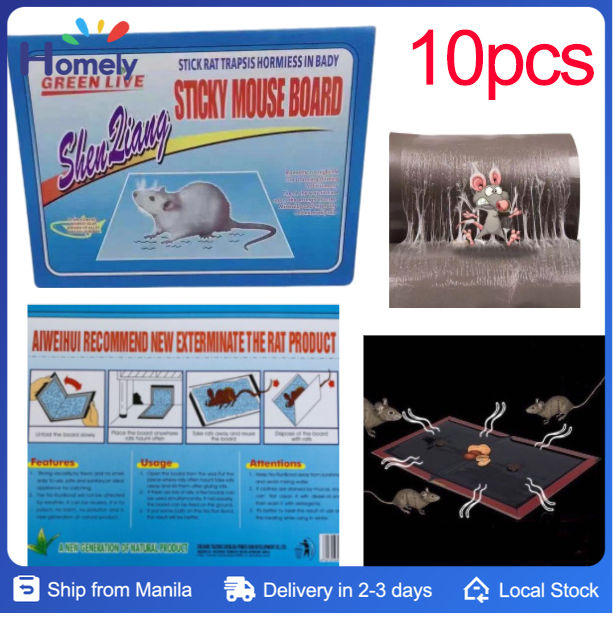 Powerful sticky rubber bait trap and mouse trap to seduce powerful ...