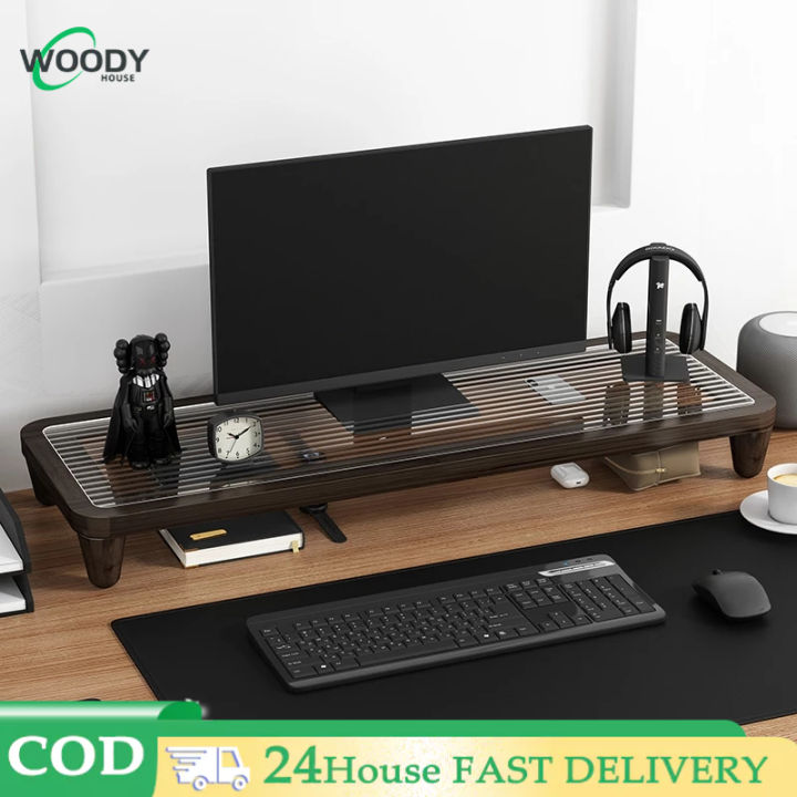 Computer Desktop Elevated Display Stand Base Desk Storage Rack | Lazada