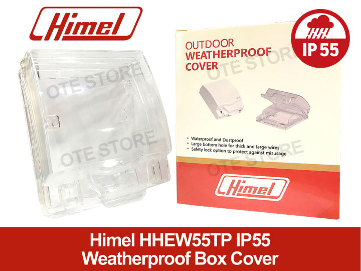 LUMIC/HIMEL HHEWP55TP IP55 Outdoor Box Cover (Transparent) (COMPLETE ...
