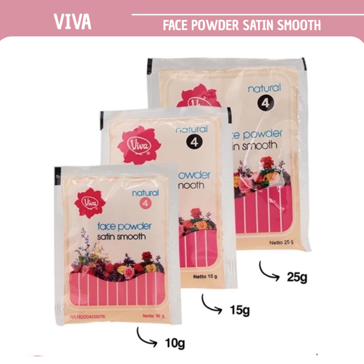 Viva Face Powder Satin Smooth 15g and 25g/Bedak Tabur | Lazada Indonesia
