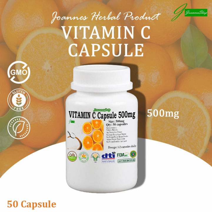 Ascorbic Acid ( Vitamin C ) Capsules | Lazada PH