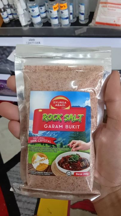 GARAM BUKIT HIMALAYAN BERKHASIAT PINK ROCK SALT | Lazada