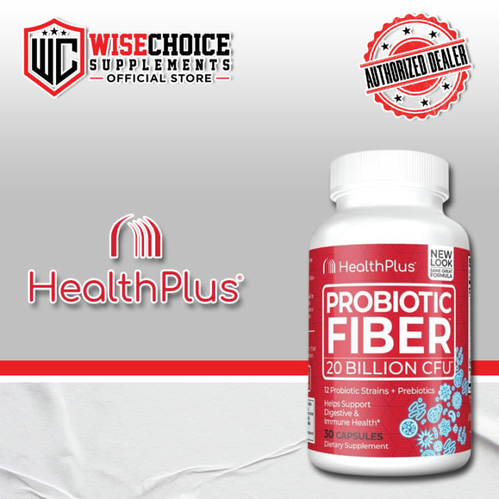 Health Plus Probiotic Fiber 30 Capsules | Lazada PH