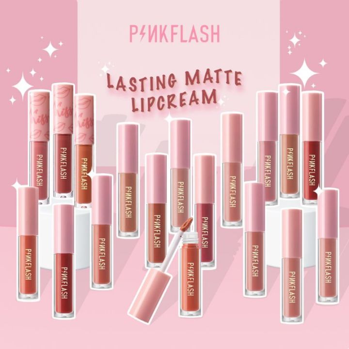 BPOM PINKFLASH Long Lasting Matte Lipcream - Lipcream | Pink Flash ...