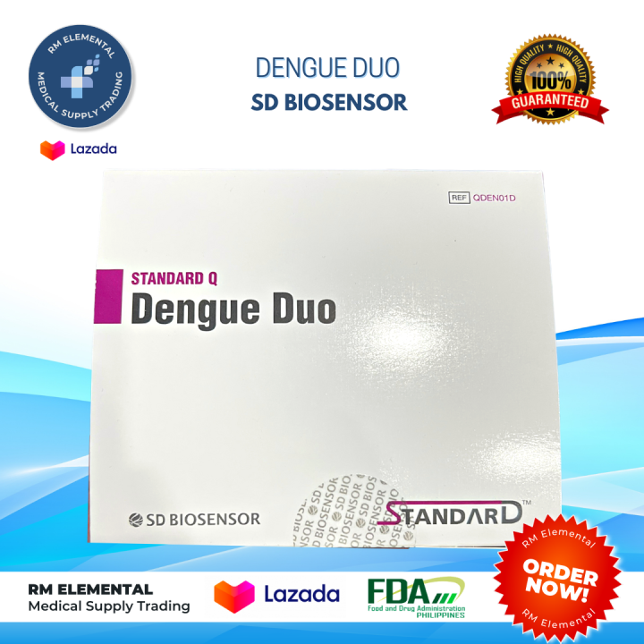 Dengue duo test kit, SD biosensor(SQ) 10test | Lazada PH