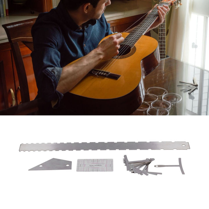 Guitar Measuring Tool Set Accurate Guitar Chord Ruler for Measuring ...