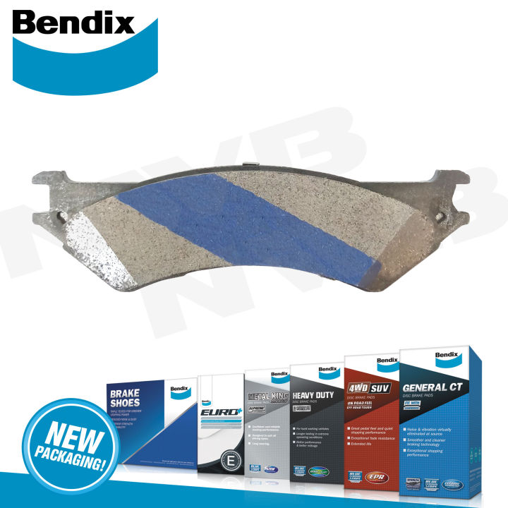 Bendix Brake Pads Rear Set GCT for Ford E-150 and E-350 2008-2015 ...