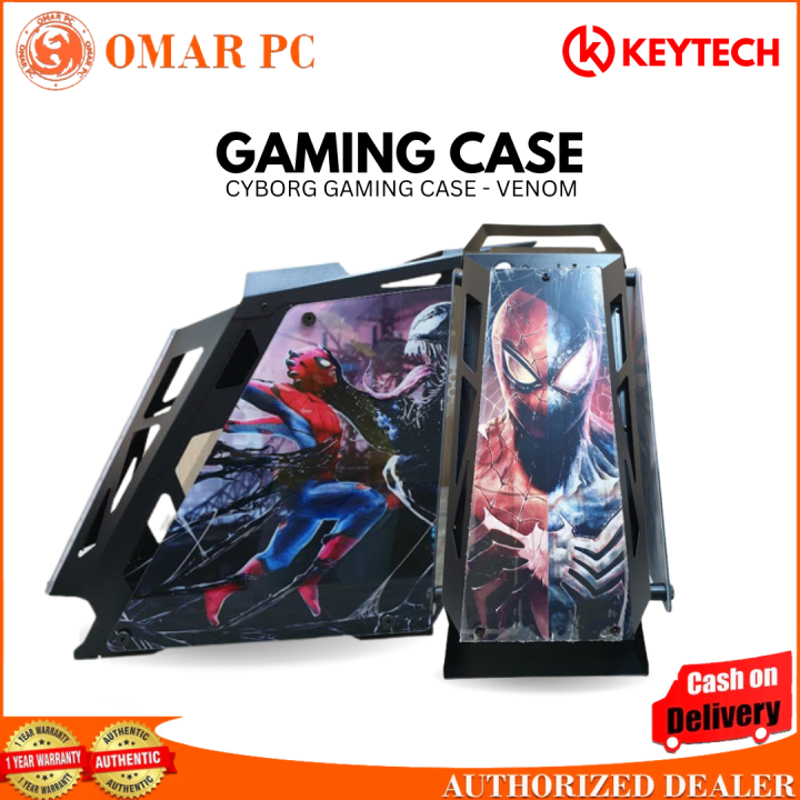 Keytech Venom Cyborg Robot Gaming case Mid tower | Lazada PH