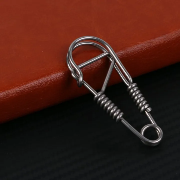 BINOCUL Stainless Steel Clasp Dual Lock Keychain Snap Clip Hook ...