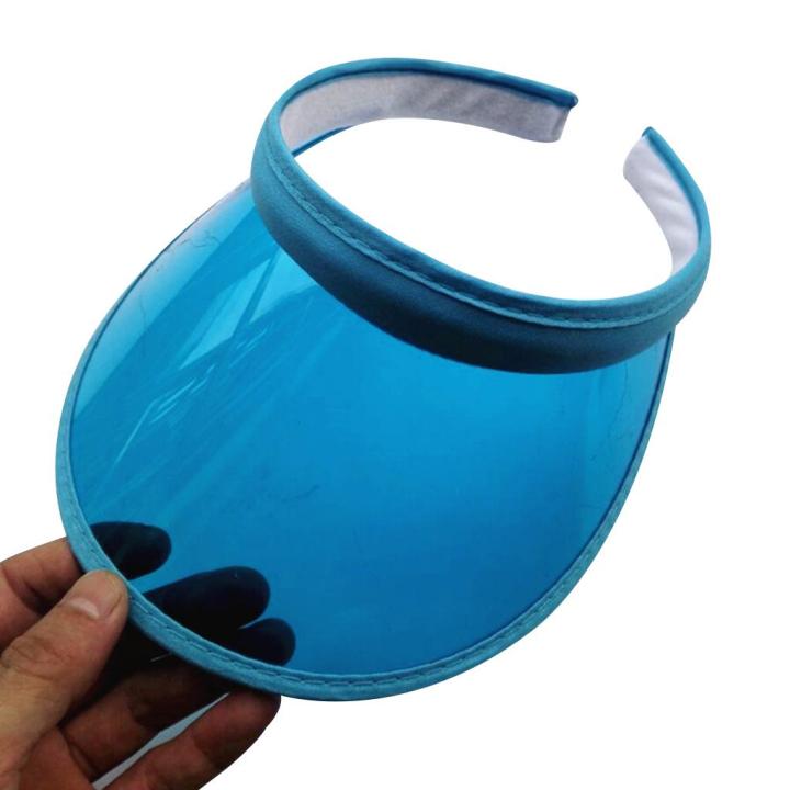 Womens Unisex Summer Sweet Candy Color UV Protection Open Top Sun Visor ...