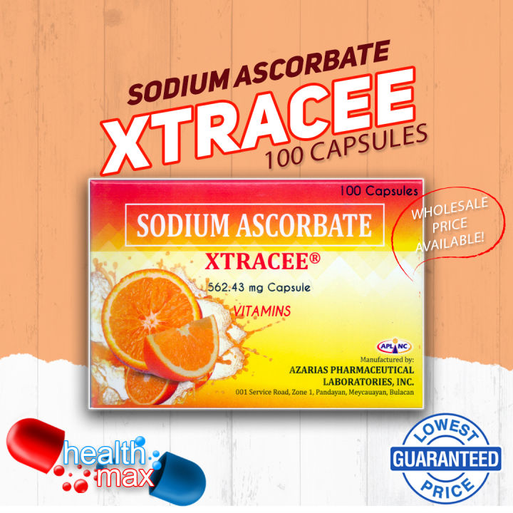 XTRACEE | MAXICOR | RAPCVIT | SODIUM ASCORBATE 500MG 100 CAPS | (BEWELL ...