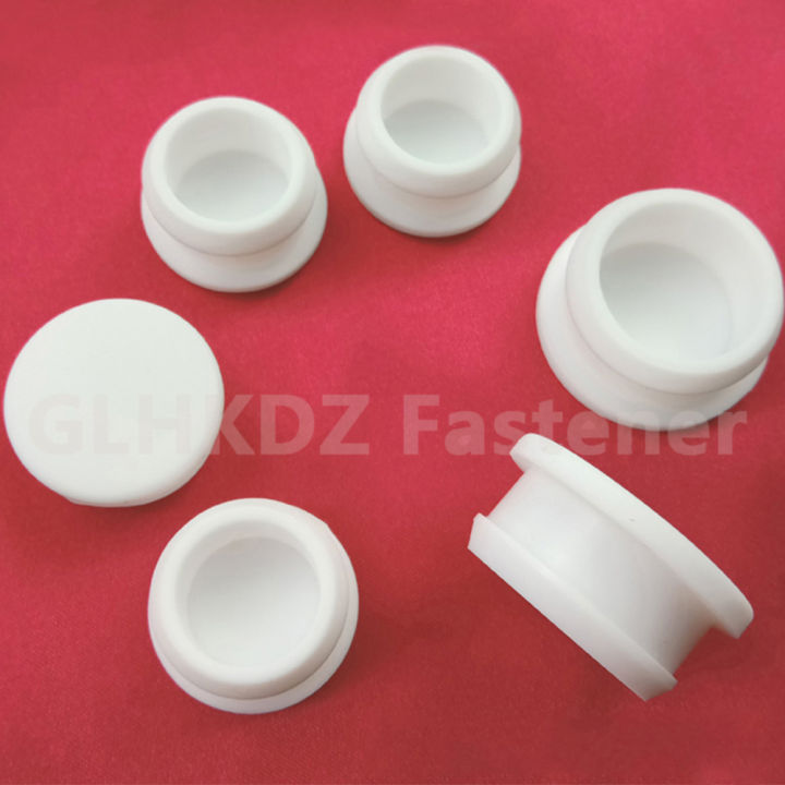 White 2mm-50mm Silicone Rubber Snap-on Blanking Bore Plugs Hole Stopper ...