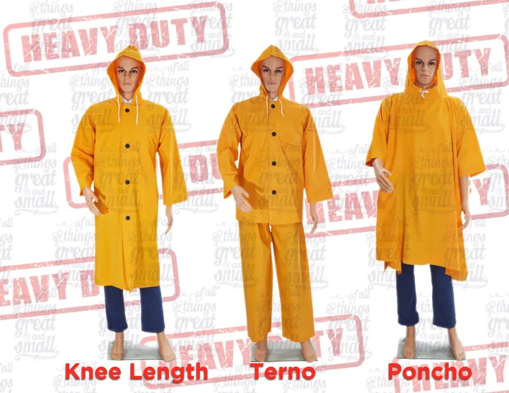 Hercules Spartan Heavy Duty Raincoat Kapote | Lazada PH