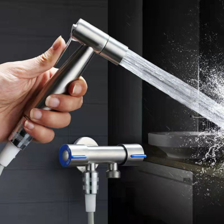 Bathroom bidet spray two-way faucet high pressure spray 304 stainless ...