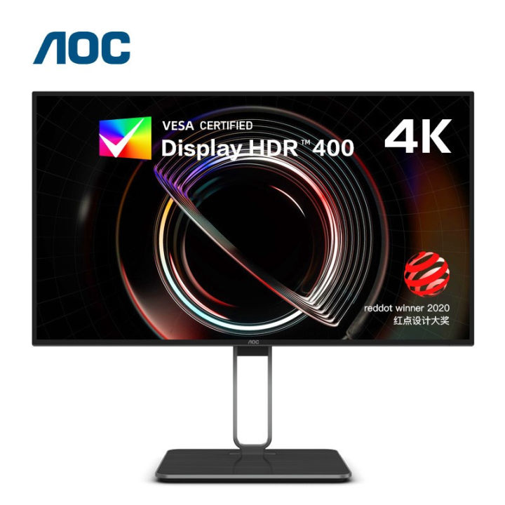 AOC U27U2S 27 Inch 4K Hd Computer Monitor IPS Design Drawing Office Led ...