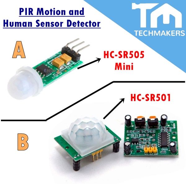 HC-SR501/ HC-SR505 Mini PIR Motion and Human Sensor Detector Module for Arduino 501 505 Arduino ...