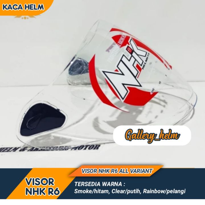 KACA HELM NHK R6 ALL VARIANT | VISOR HELM NHK R6 ORIGINAL | Lazada ...