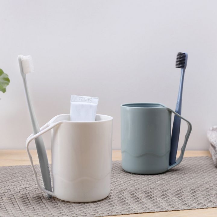 PENNYJ 350ml Tooth Mug Ergonomic Handle Frosted Inner Wall with ...
