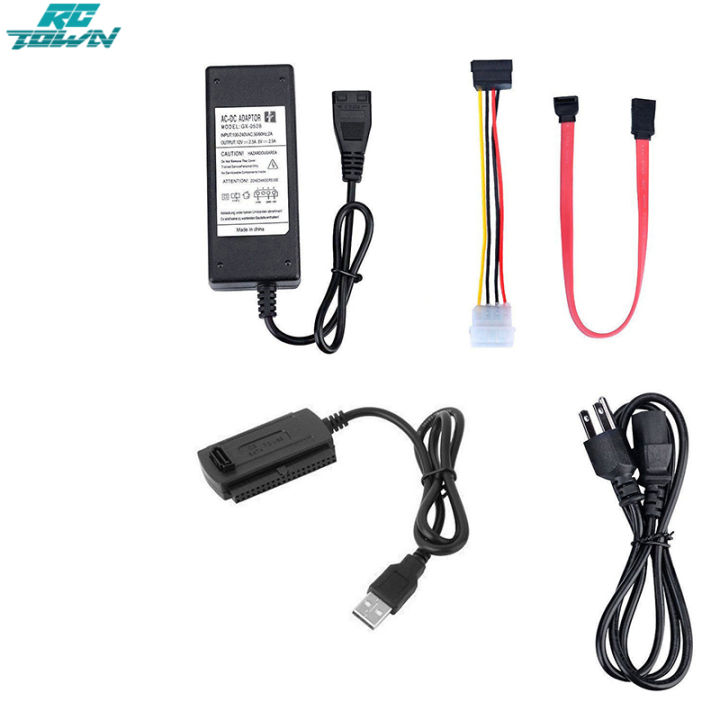 USB 2.0 to SATA/PATA/IDE Adapter Converter Cable for Hard Drive Disk | Lazada PH