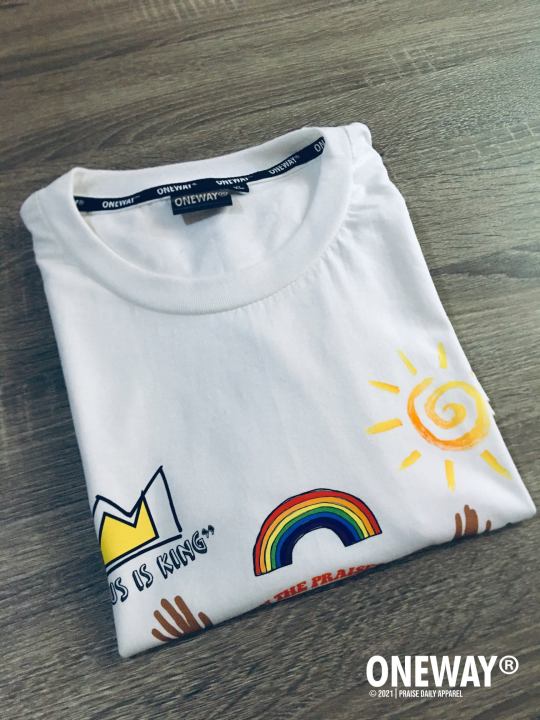 ONEWAY DOODLE TEE Clothing Design Statement Unisex Shirt | Lazada PH