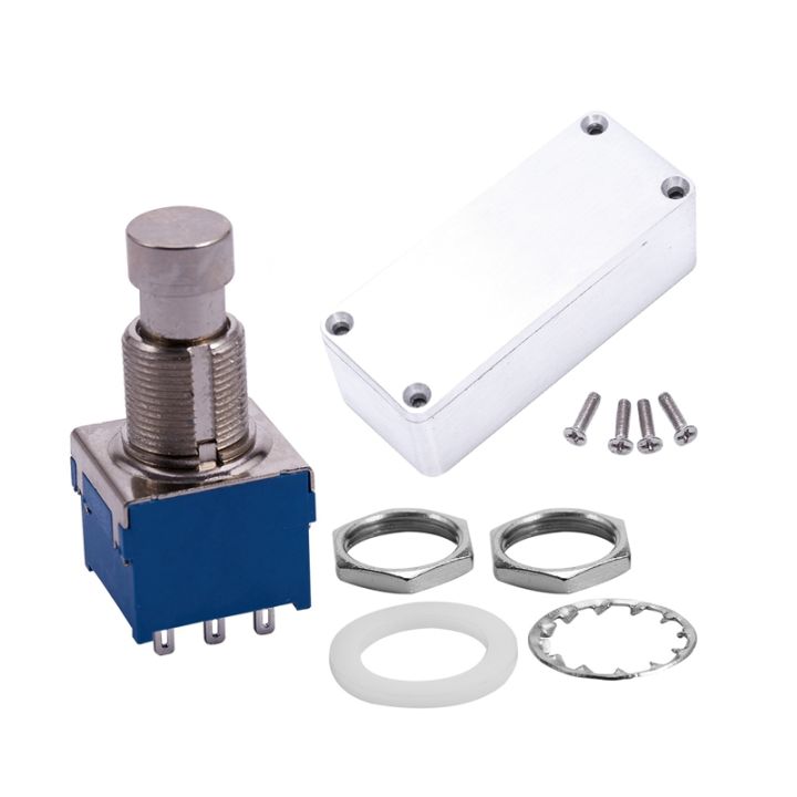 2 Set Accessories:1 Set Guitar 3PDT 9-Pin Latching Footswitch & 1 Set ...