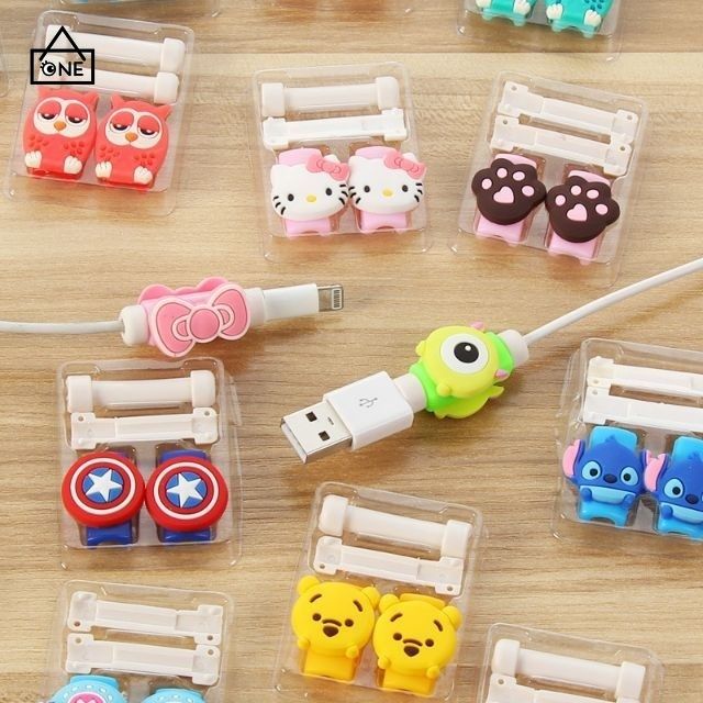 Phone Cartoon Character Charge Cable Cord Protector Winder A | Lazada PH