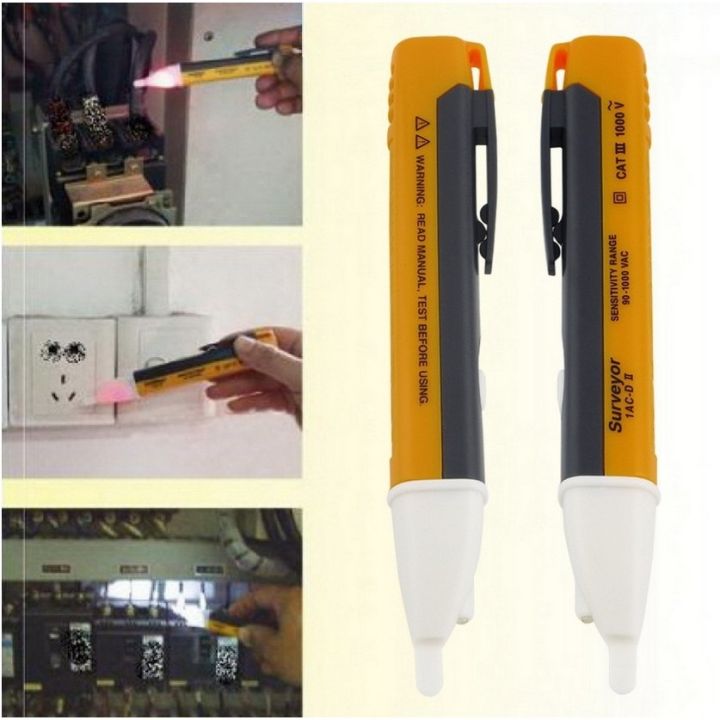 LED AC Electric Voltage Tester Power Detector Sensor Non-Contact Pen 90 ...