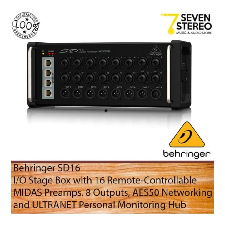 Behringer SD16 Stage Box With MIDAS Preamp | Lazada Indonesia
