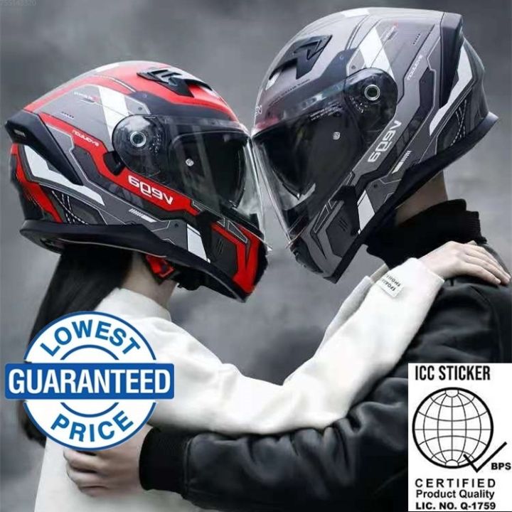 {Car pendant} Motorcycle helmet full face couple cool beauty fall ...