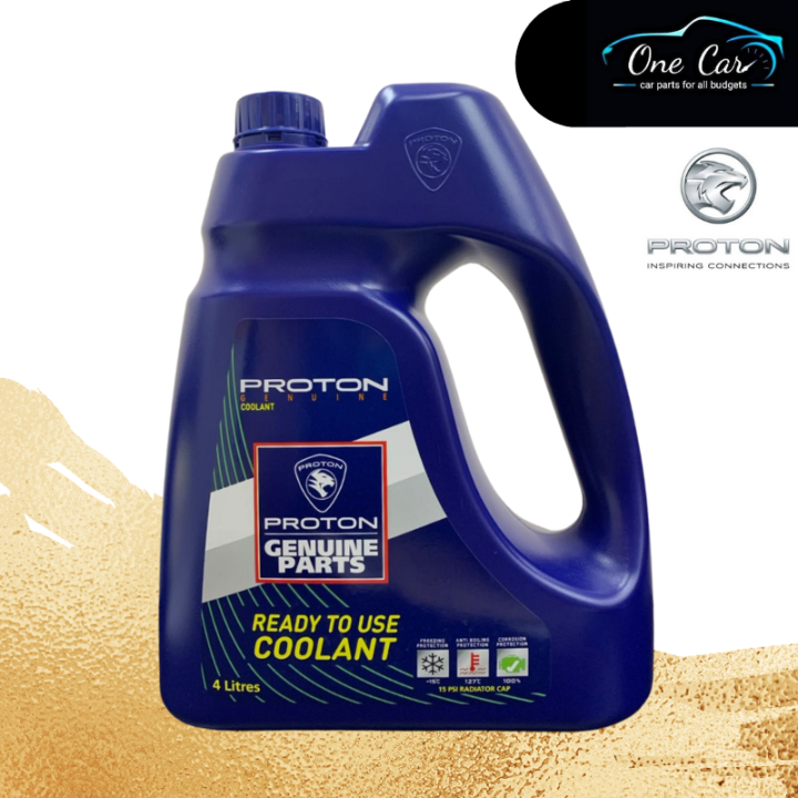 Proton Genuine Radiator Coolant (4L) -Blue Colour | Lazada