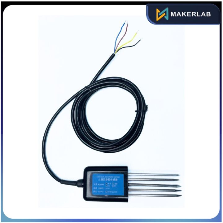 RS485 Output 5Pin Probes Soil Sensor with Cable 2M (PH+Temperature ...