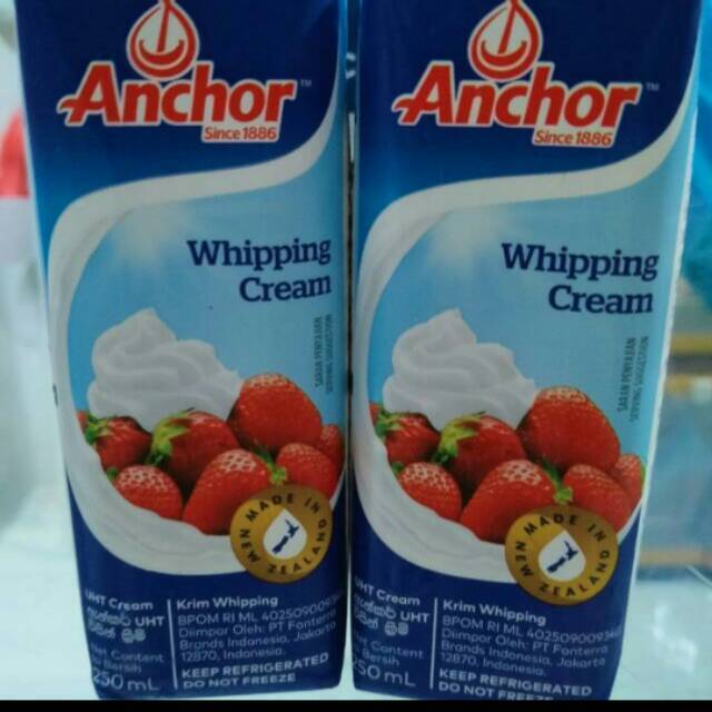 Whipping cream Anchor 250gr | Lazada Indonesia