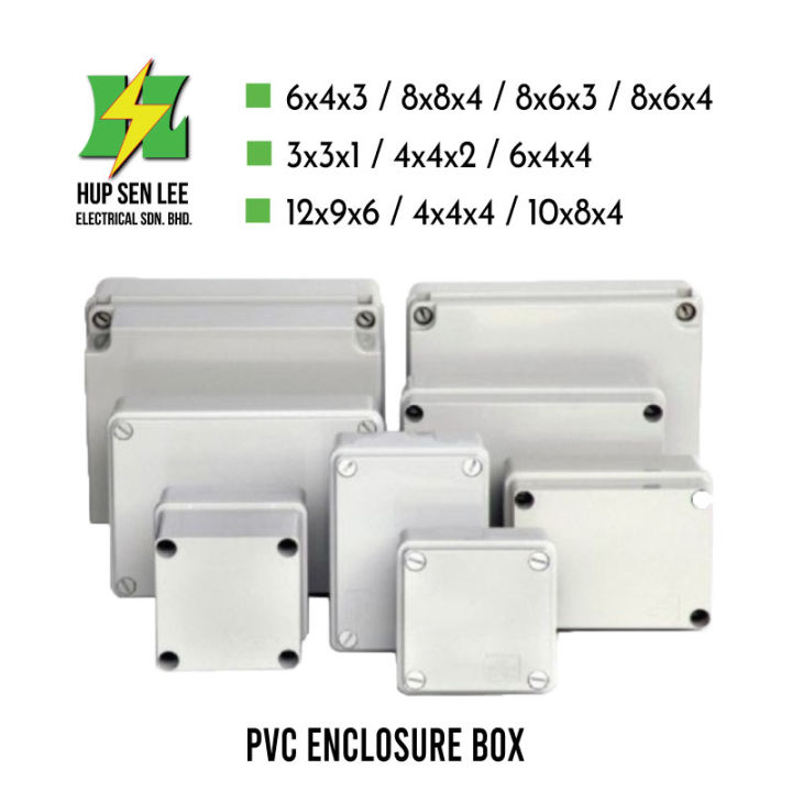 PVC Enclosure Box Junction Box Weatherproof | Lazada