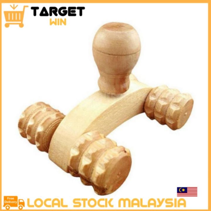 Kayu Tangan Kaki Badan Terapi Santai Wooden Kereta Roller Massage ...