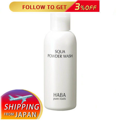 100% original HABA Additive Free Squa Powder Wash Calming Face Cleanser 80g bottle made in japan ...