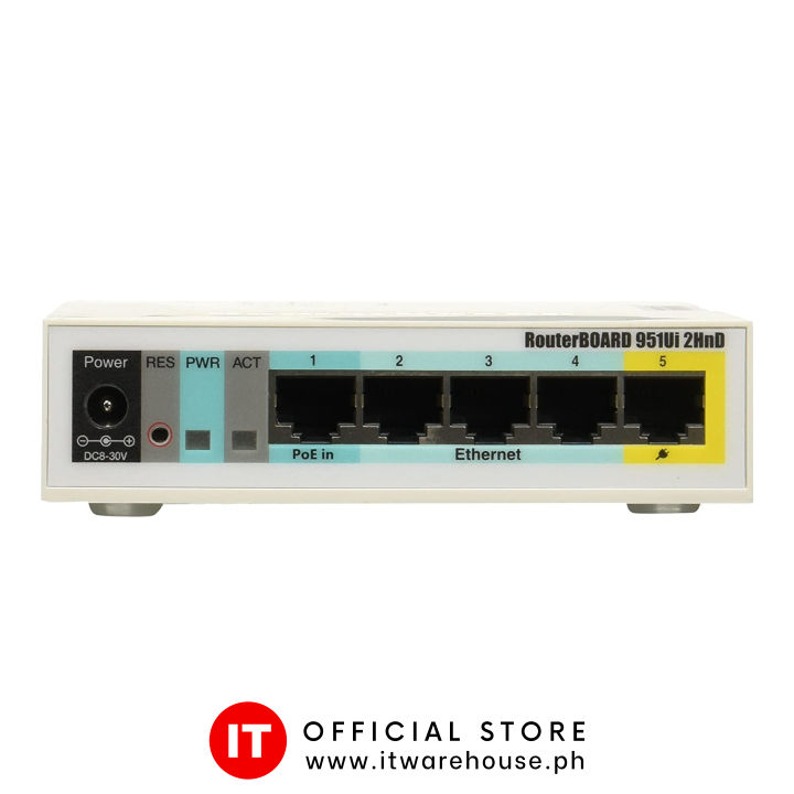 Mikrotik RB951Ui 2HnD – 5-Port Access Point AP Hotspot / Vendo ...