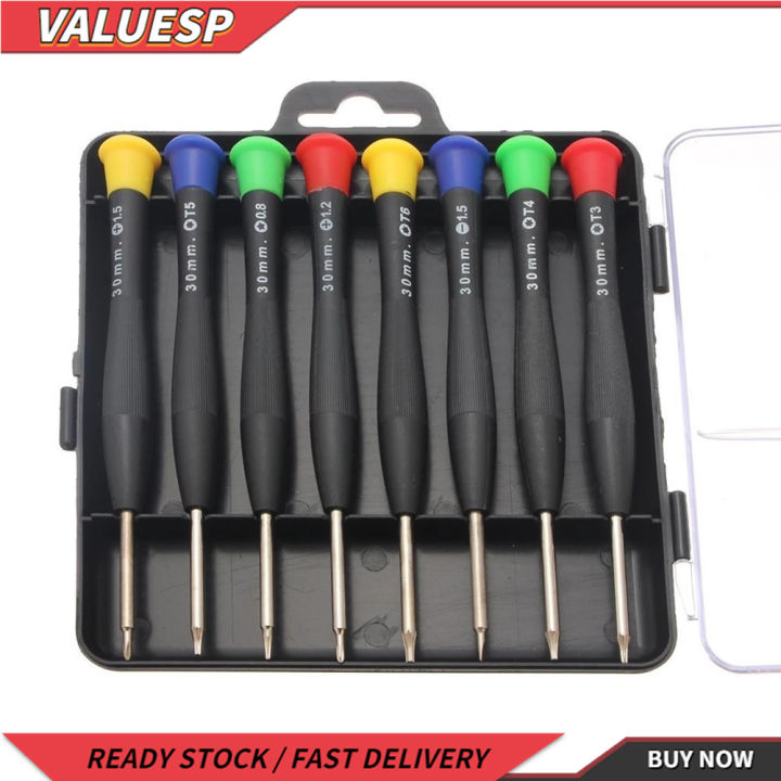 8pcs Torx Precision Screwdriver Set For Watch Phone Repairing Tool T3 ...