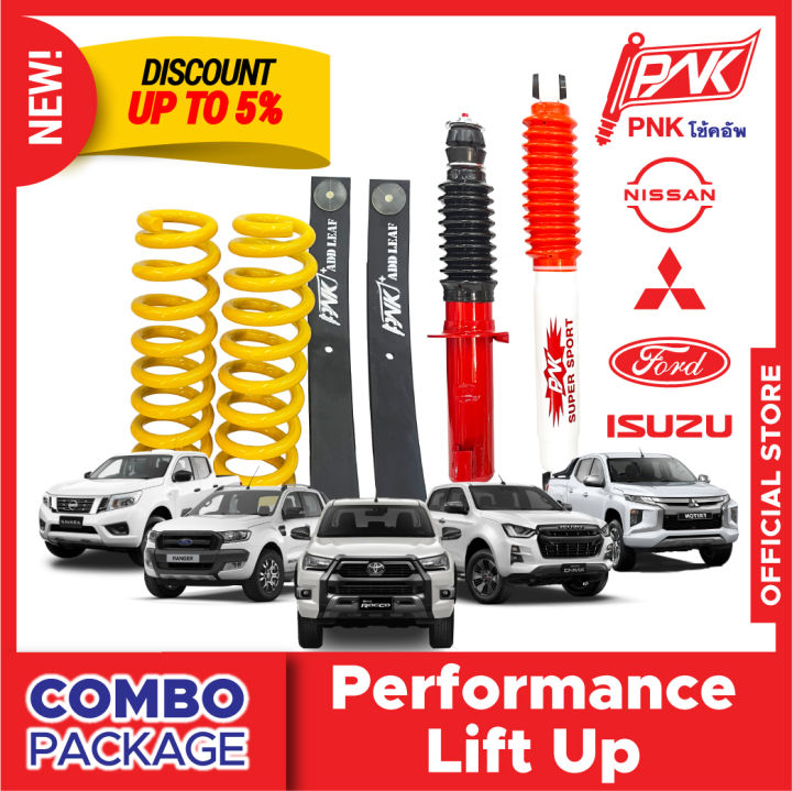Performance Lift Up Combo Package PNK Shock Absorber Toyota Hilux ...