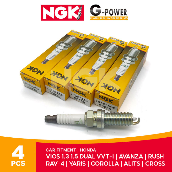 NGK Spark Plug G-Power Platinum Toyota Vios / Avanza 1.3 / 1.5 2016 ...