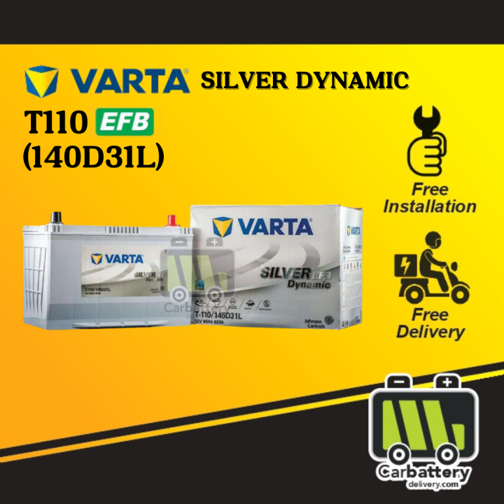 [Installation Provided] Varta T110 145D31L EFB Start Stop Car Battery Bateri Kereta Mazda CX5 2. ...