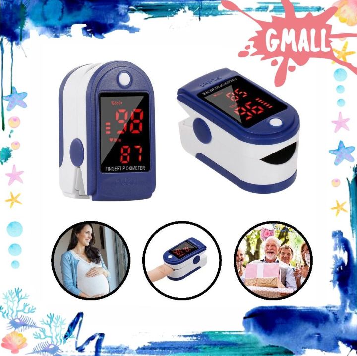 GIANTMALL R504 Fingertip pulse oxymeter Fingertip oximeter SpO2 LED Full Colour LK87 | Lazada ...