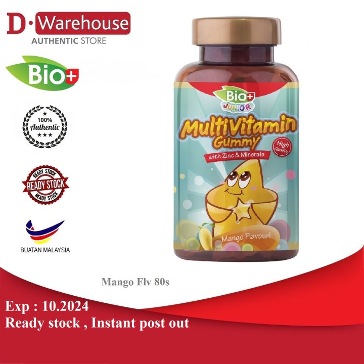 BioPlus Junior Multivitamin Gummy 80's | Lazada
