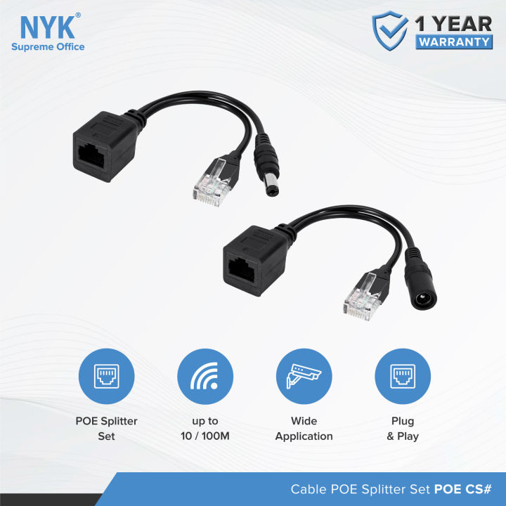 Kabel POE Injector Splitter Set | Lazada Indonesia