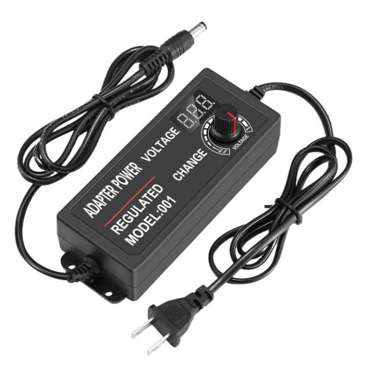 AC to DC Adapter LED AC to DC Energy Supply Adjustable 5A Intelligent ...