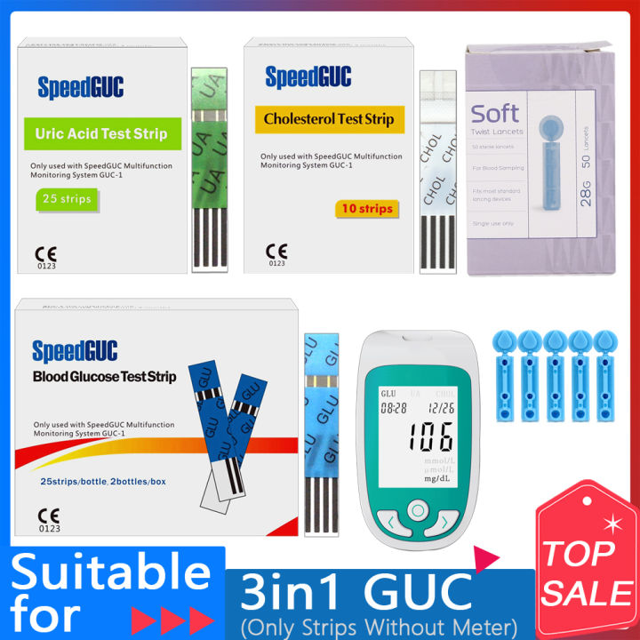 Cholesterol Test Strips&Uric acid Test Strips&Blood glucose Test strips ...