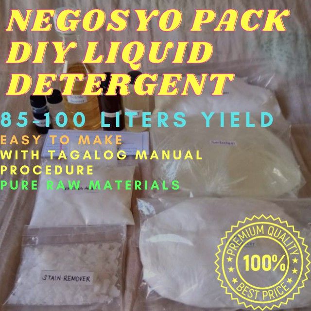 DIY Liquid Detergent NEGOSYO PACK (TIPID KITS) | Lazada PH