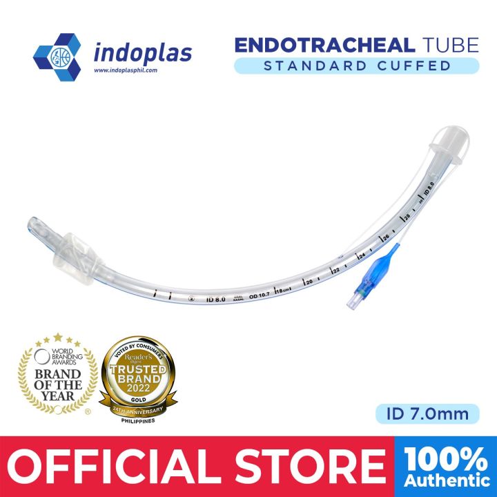 Indoplas Endotracheal Tube Standard 7.0 Cuffed - 1 Piece | Lazada PH