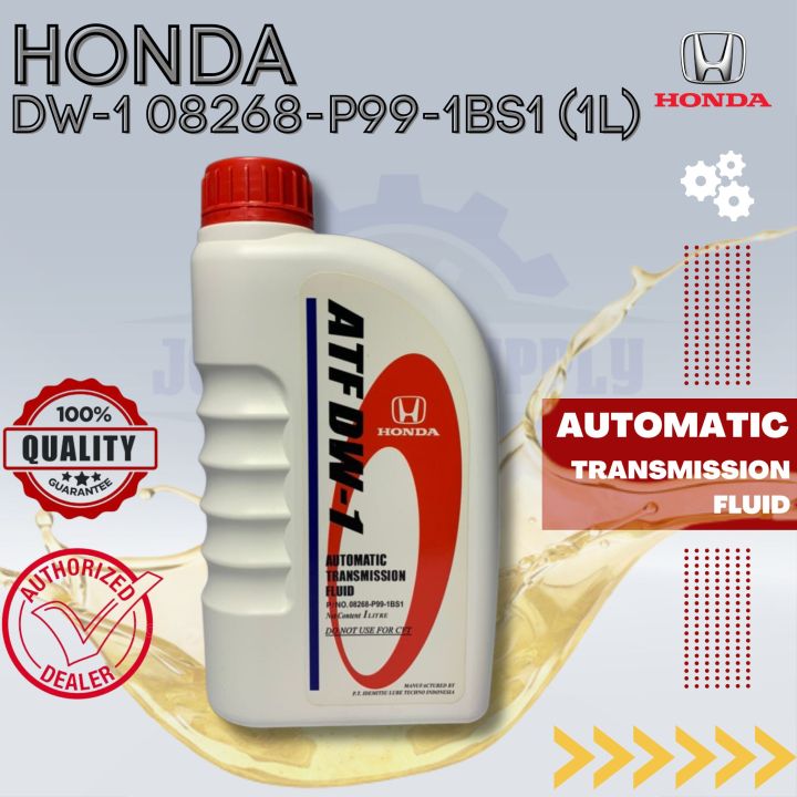 100% Genuine HONDA - ATF DW1 -Auto Transmission Fluid- 1Litre | Lazada